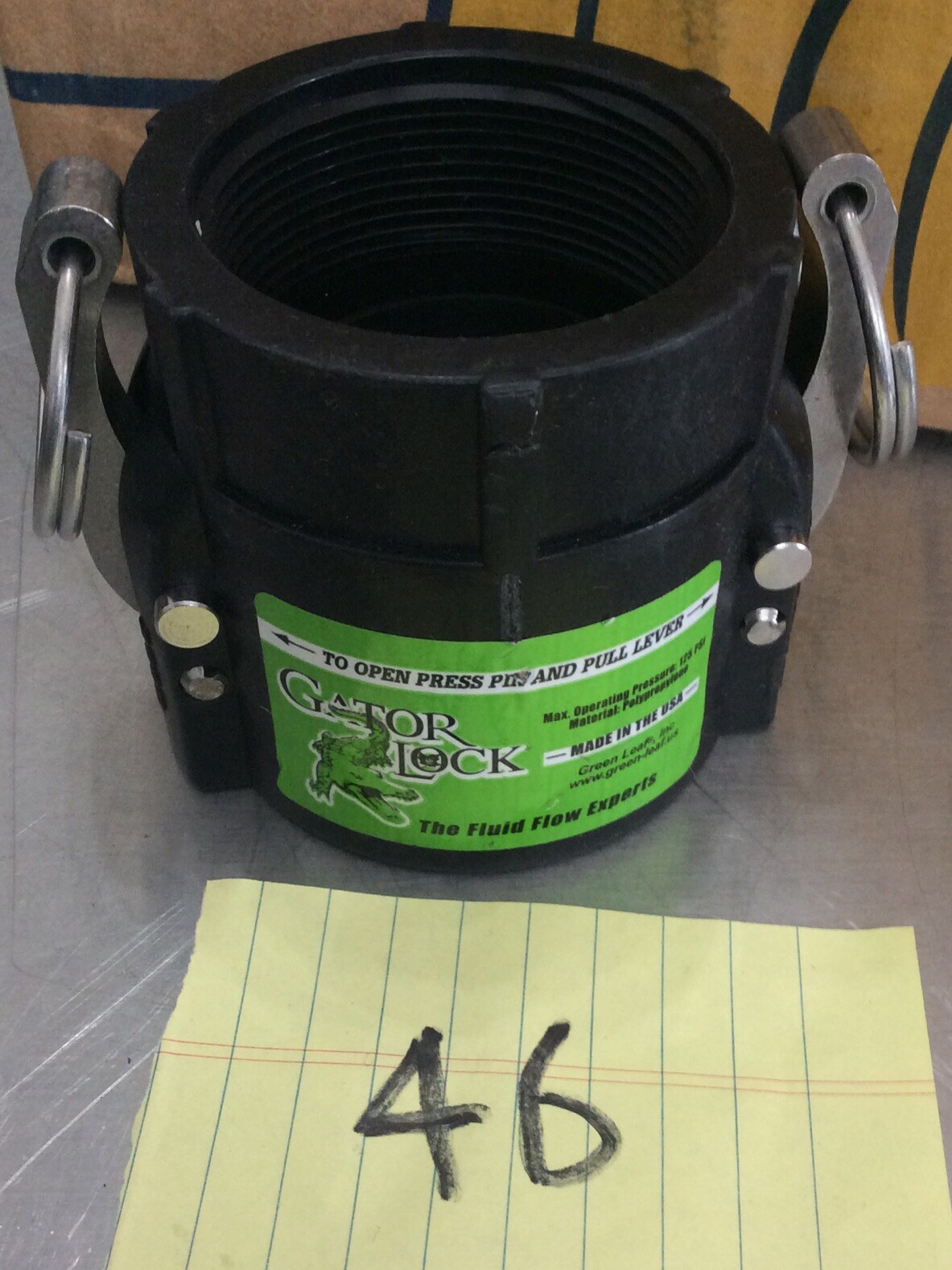 Green Leaf GLP200D NL Series Polypropylene Gator Lock Cam Lever ...