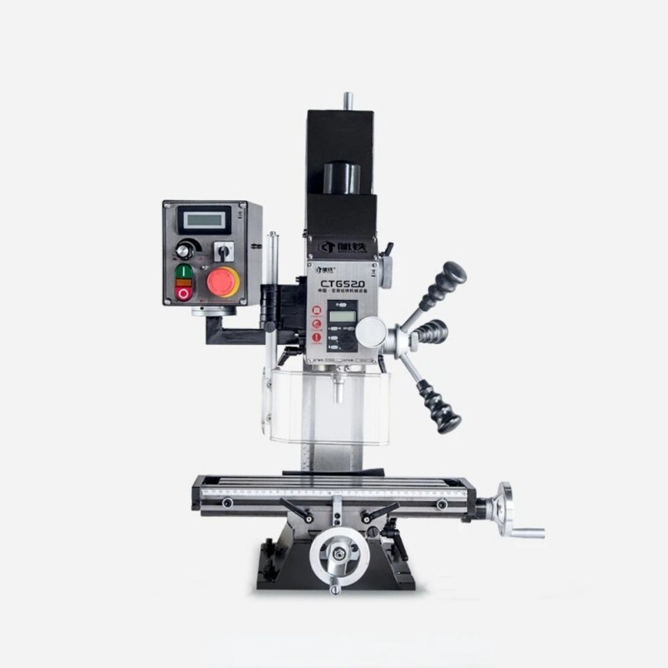 Vertical Bench Drilling Milling Machine CTGS20 Small Milling Machine ...