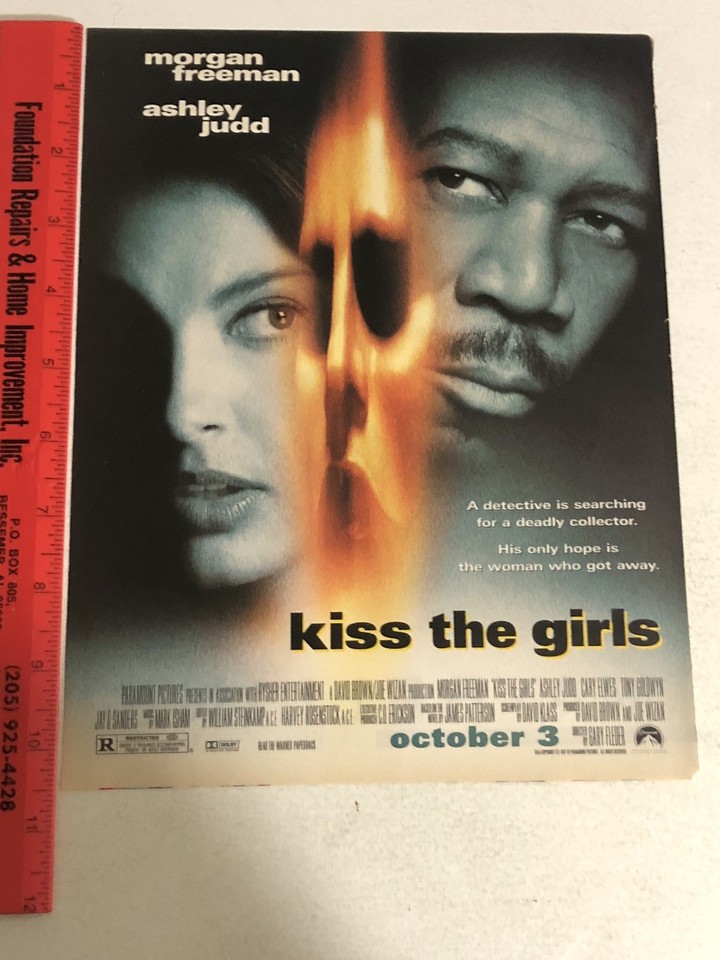 1997 Kids The Girls Print Ad Advert Morgan Freeman Ashley Judd Cary ...