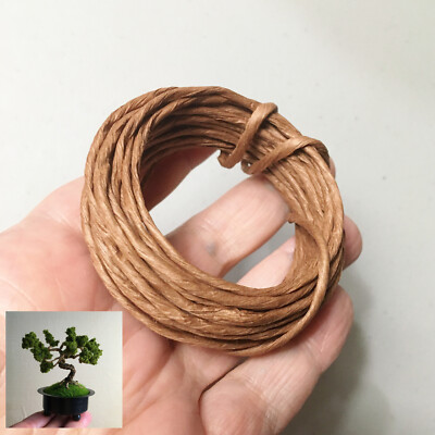 M01627 MOREZMORE Try Paper Wire BROWN 2mm 5Y 15 ft Floral Vine Wire ...