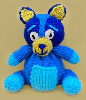 KNITTING PATTERN - Bluey choc orange cover / 15 cms dog toy | eBay UK