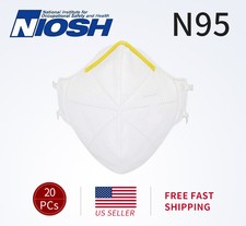 Gerson 2130 N95 Smart-mask Particle Respirator Mask - Pack of 20 for ...