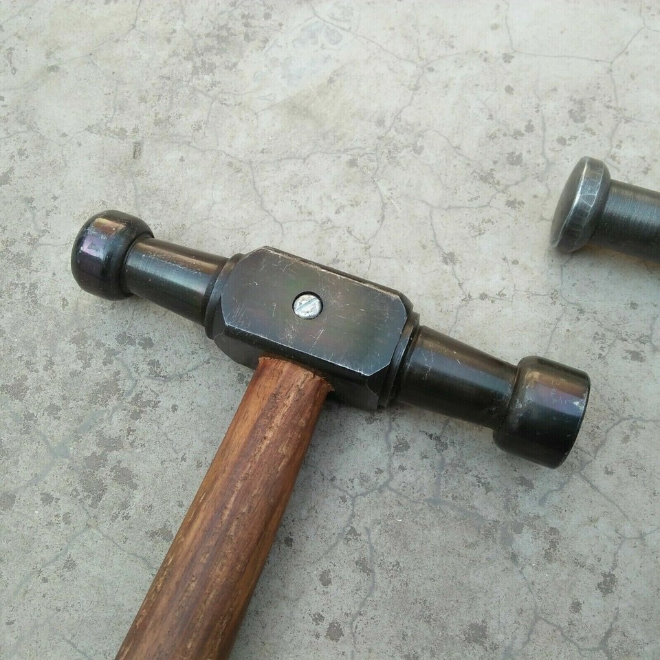 Set of 3 Heavy Iron Hammers Blacksmith Useful Tools | eBay