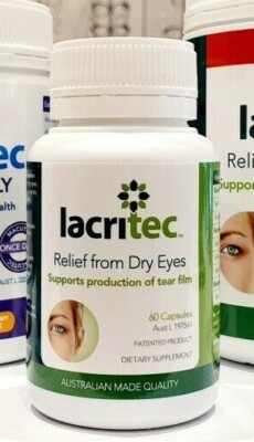 Lacritec 60 capsules Relief From Dry Eyes Supports Production of Tear ...