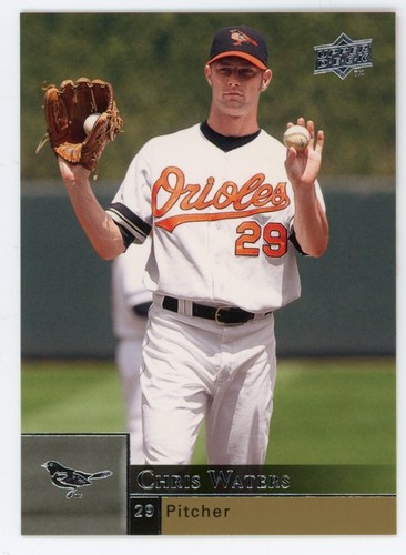 2009 Upper Deck Baltimore Orioles Baseball Card #543 Chris Waters | eBay