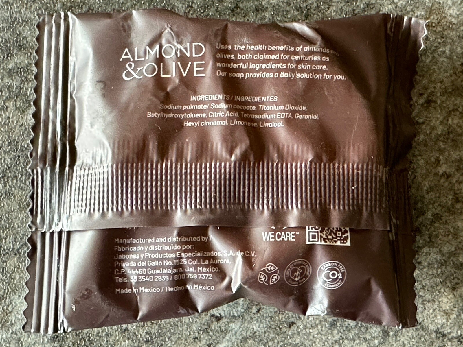 (20 Pack) Almond & Olive Facial Soap Oatmeal Almond Jypesa 1.05 oz ...
