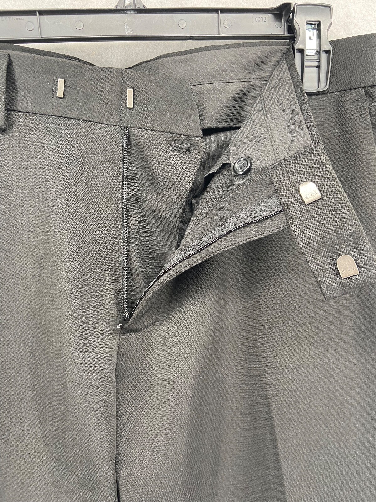 Kenneth Cole Reaction Dress Pants Mens 34x32 Black Slim Fit Dress ...