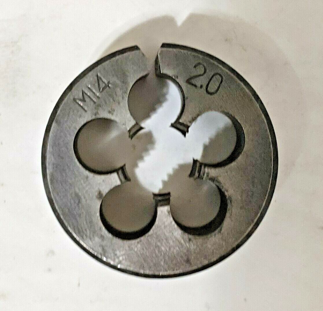 M14X2.0 mm 1.5 INCH RH SPLIT THREADING DIE 5 FLUTE M14-2.0 (QTY: 1) NOS ...