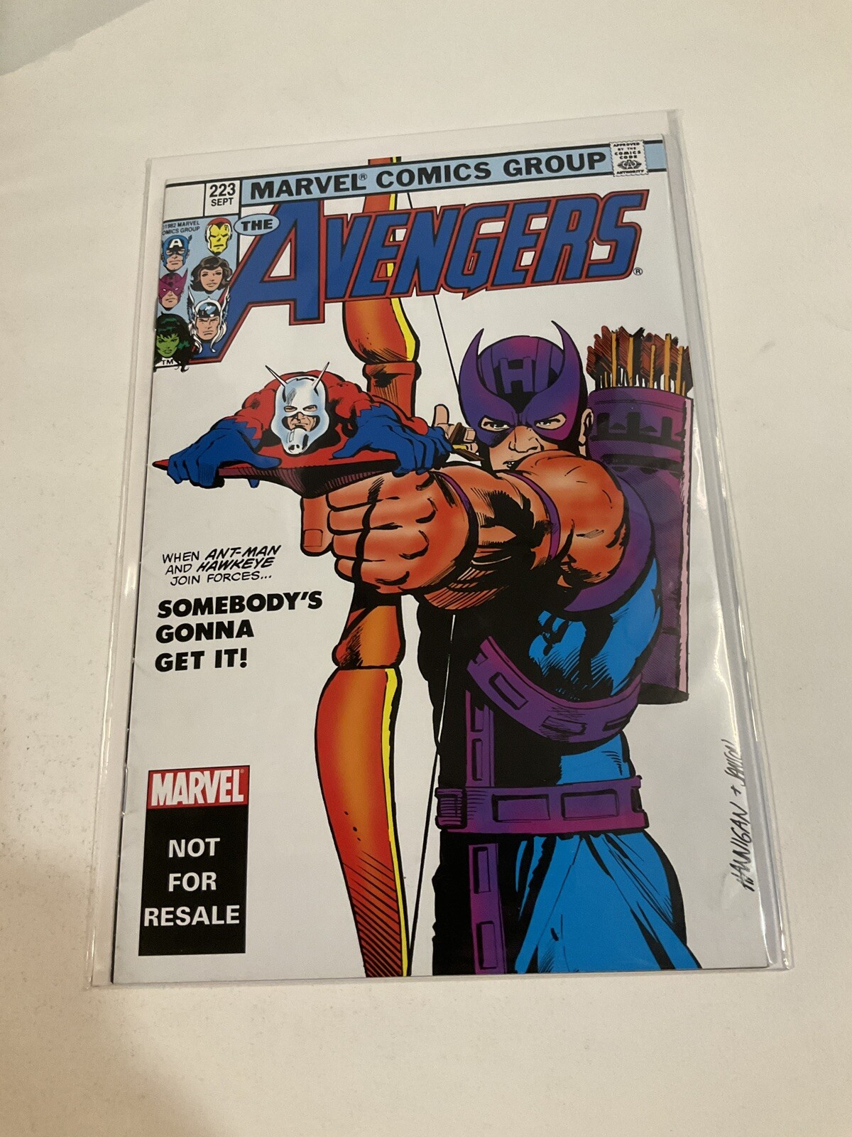 Avengers 223 Fn Fine 6.0 Legends Toybiz Reprint Marvel | eBay