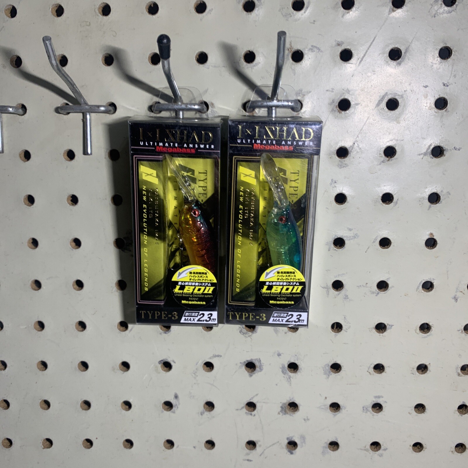 Megabass I Shad Type 3 ( Lot Of 2) 1/4 Oz Skeleton Blue Back Chart ...