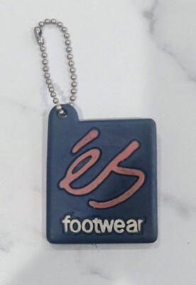 [Vintage éS Footwear Classic Brand Logo 90s Skateboard Key Chain] | eBay