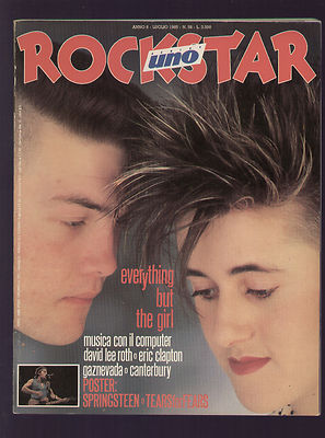 ROCKSTAR 58/1985 EBTG BATTIATO GAZNEVADA + POSTER SPRINGSTEEN / TEARS ...