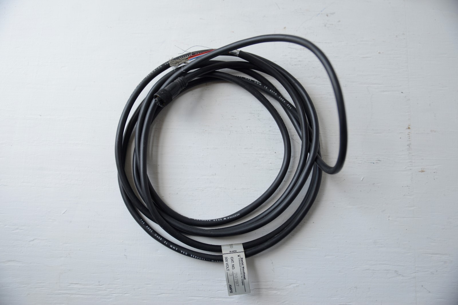 DANIEL WOODHEAD BRAD HARRISON CABLE 70787 300V 3AMPS 10' CABLE | eBay