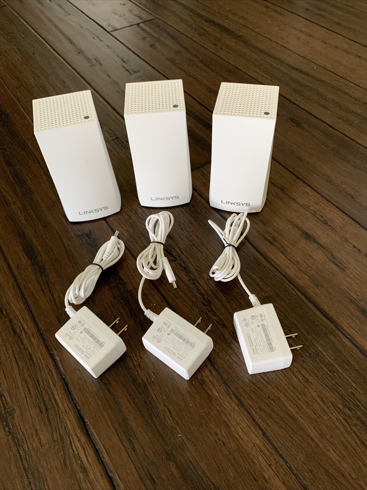 3X Linksys Velop WHW01 Mesh WIFI System Node Extenders + AC Adapters | eBay