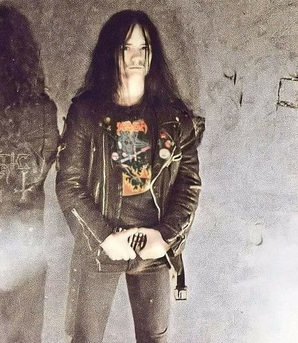 POSTER LOCANDINA ADESIVO - Øystein Aarseth EURONYMOUS MAYHEM BLACK ...