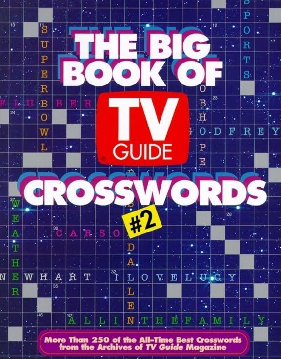 The Big Book of TV Guide Crosswords #2 TV Guide Editors paperback Good ...