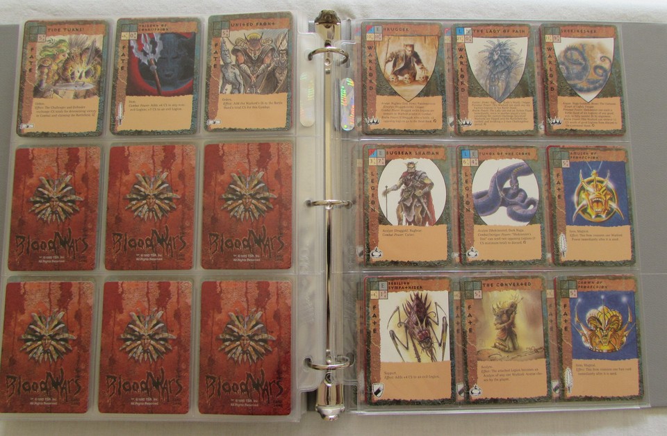 Blood Wars CCG TCG Card Game Complete Base & Chase Set The Lady of Pain ...