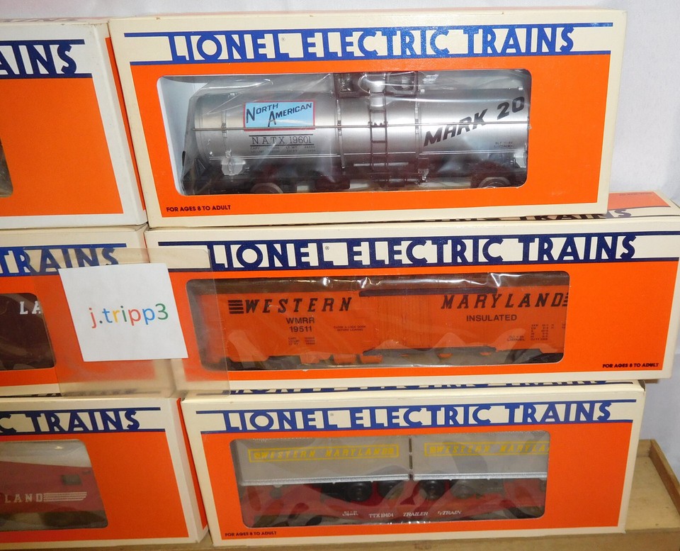 Lionel Fallen Flag #18501 Western Maryland WM Switcher Freight O Gauge ...