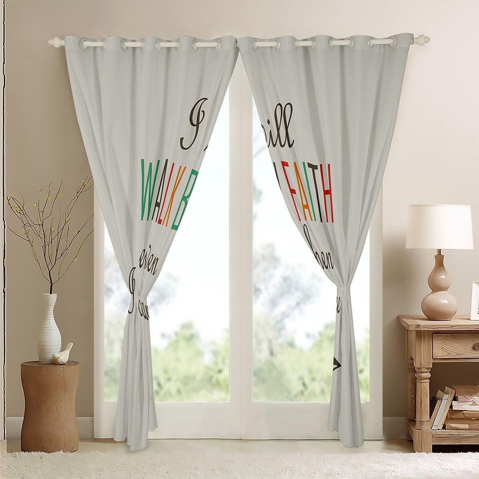 Swono Bible Verses Christian Quotes Curtains for Bedroom KidsArrow ...