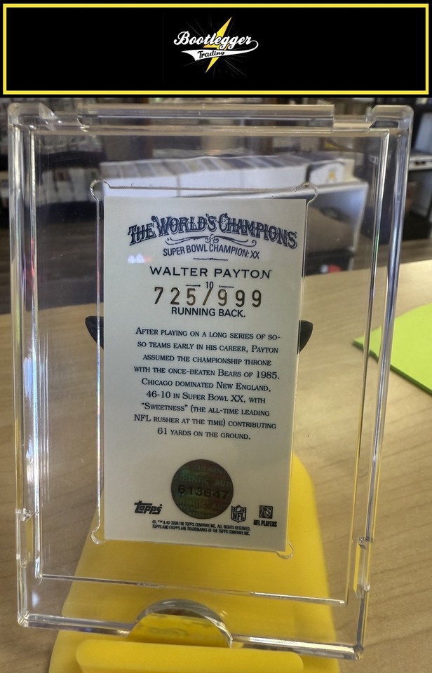 2009 Topps eTopps Allen & Ginter's Super Bowl Champions #10 Walter ...