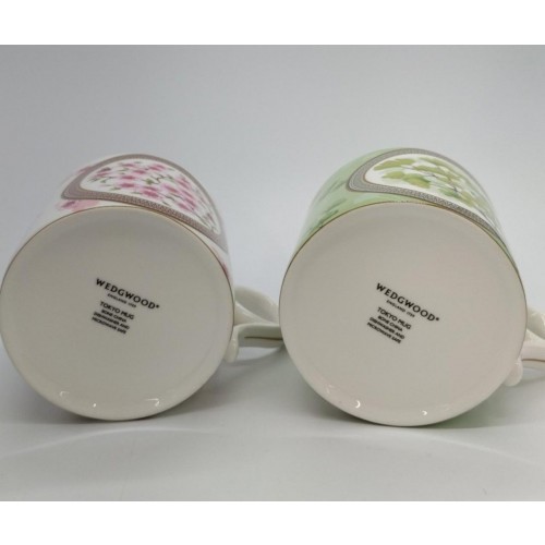 WEDGWOOD Pair of Mugs Tokyo Mug Interior Tableware Floral Japan Limited ...
