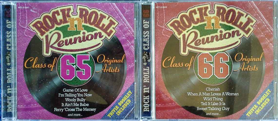 ROCK N ROLL REUNION - CLASS OF 65 + CLASS OF 66 - MADACY - (2) CD LOT ...
