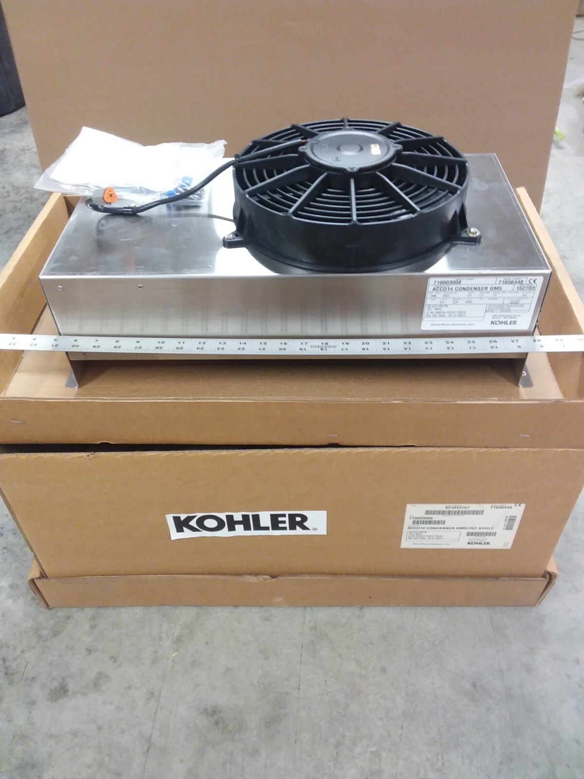 NOS Kohler Remote Mount AC Condenser Unit ACCD14. Stainless 14K BTU ...