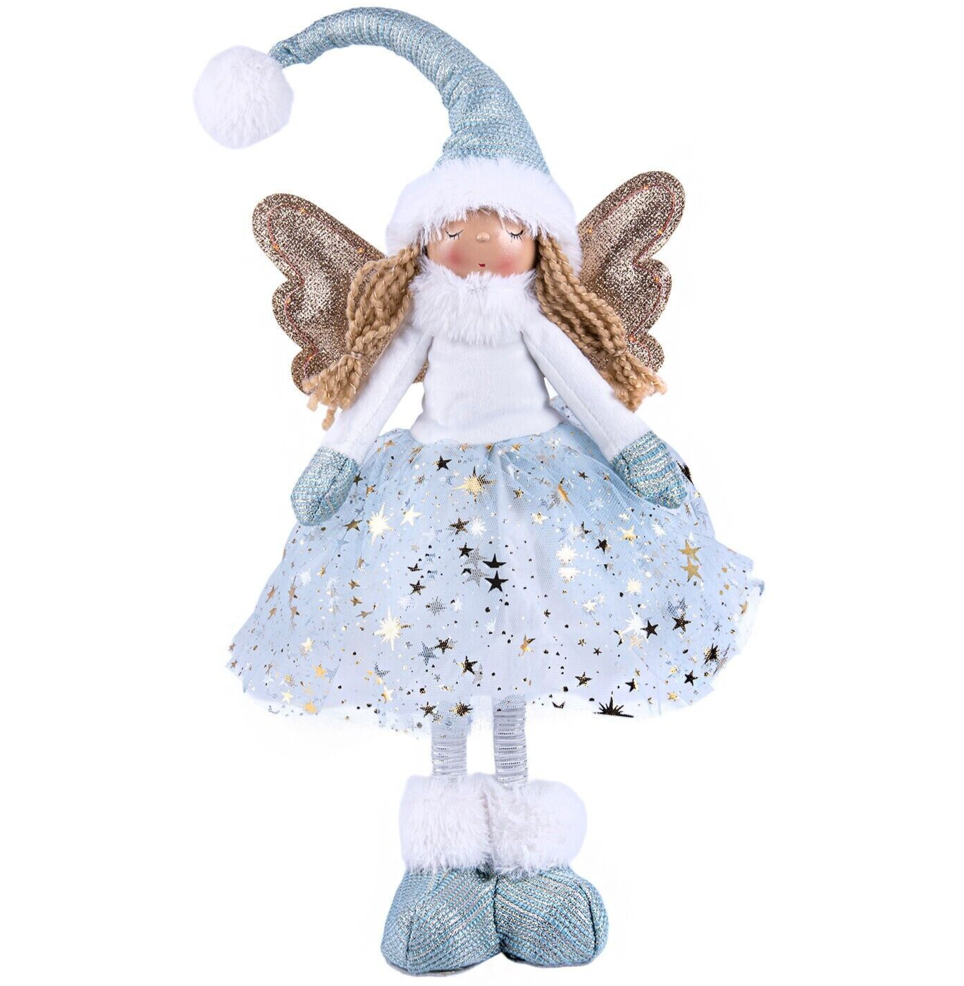 20" LED Snow Angel Handmade Christmas Doll Holiday Decorative Doll ...