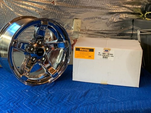 (1) NOS 99-01 Genuine OEM Ford F150 SVT Lightning Wheel Rim CHROME 18 ...