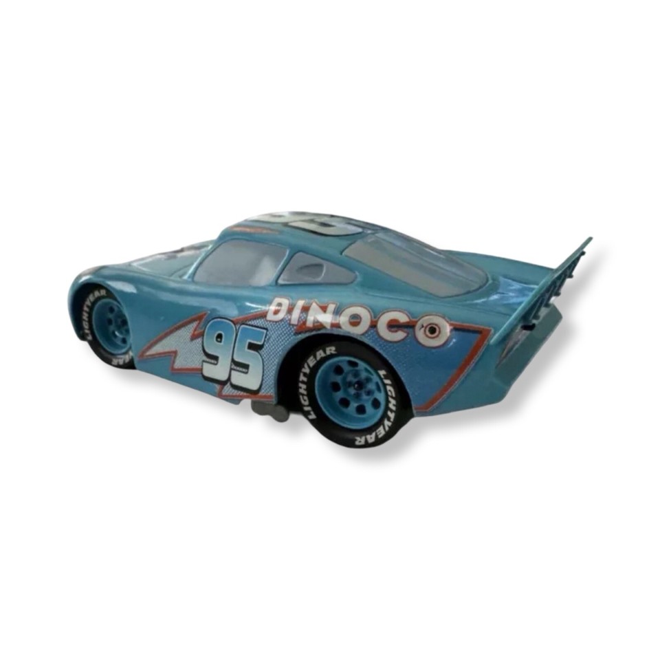 Disney Pixar Cars Dinoco Blue Lightning McQueen Moving Moments EUC HTF ...