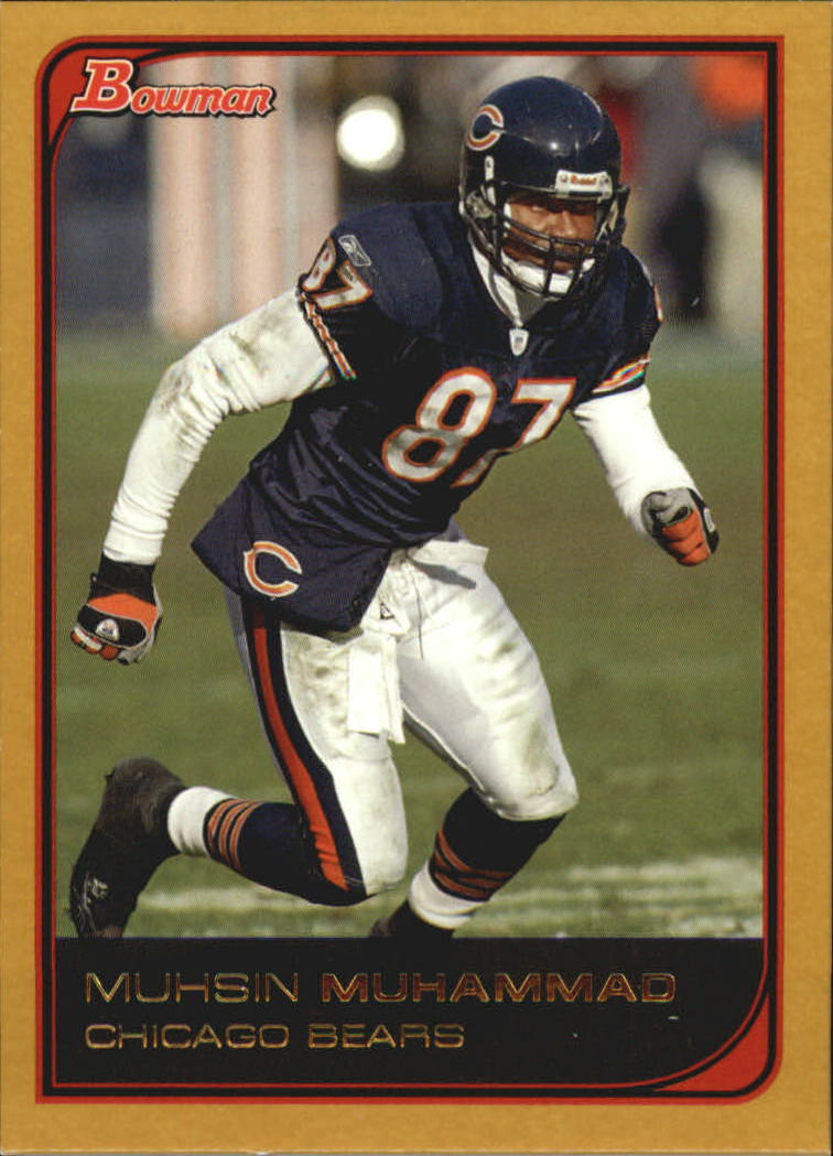 2006 Bowman Gold Chicago Bears Football Card #4 Muhsin Muhammad | eBay