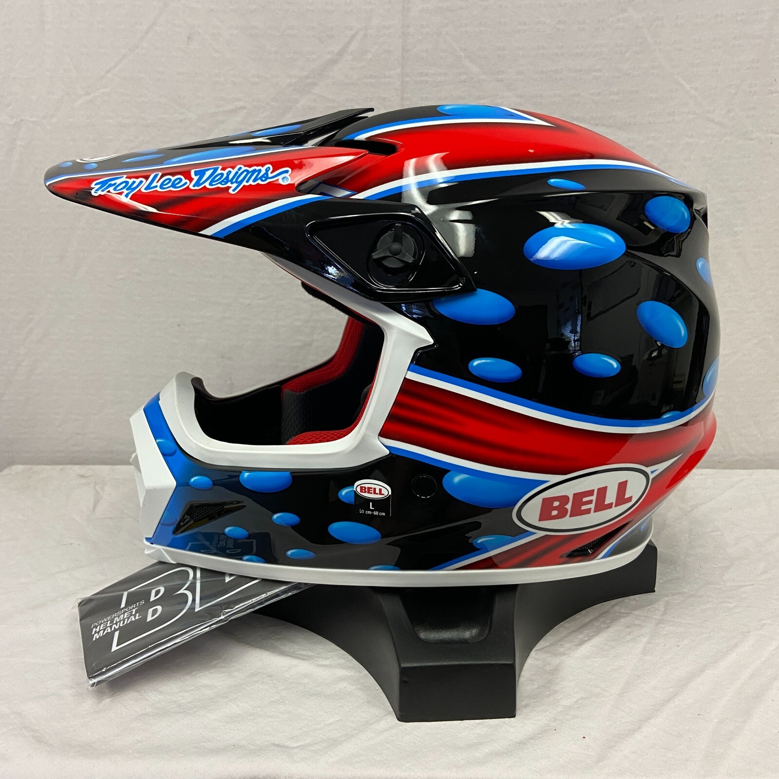 Bell MX-9 MIPS MC Showtime MX Helmet Gloss Black / Red Large *SAMPLE ...