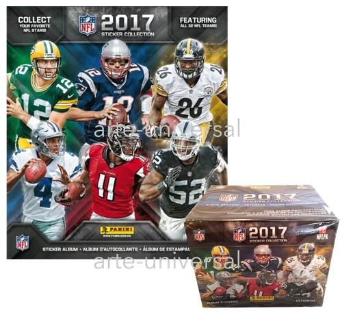 ALBUM + BOX (50 stickers packs) NFL 2017 Panini find Christian ...