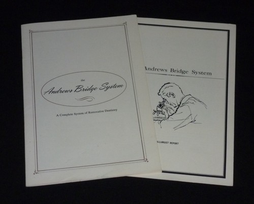 Vintage Dental Literature - The Andrews Bridge System (2 pcs) c. 1960's ...