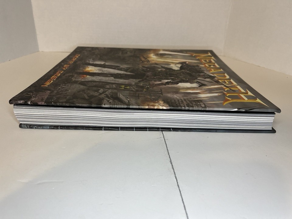 MEGADETH DEATH BY DESIGN HARDCOVER (MEGADETH OMNIBUS) Signed Preowned ...