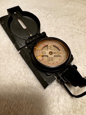 Lensatic Compass Aluminium Military Camping Survival Marching Pocket ...