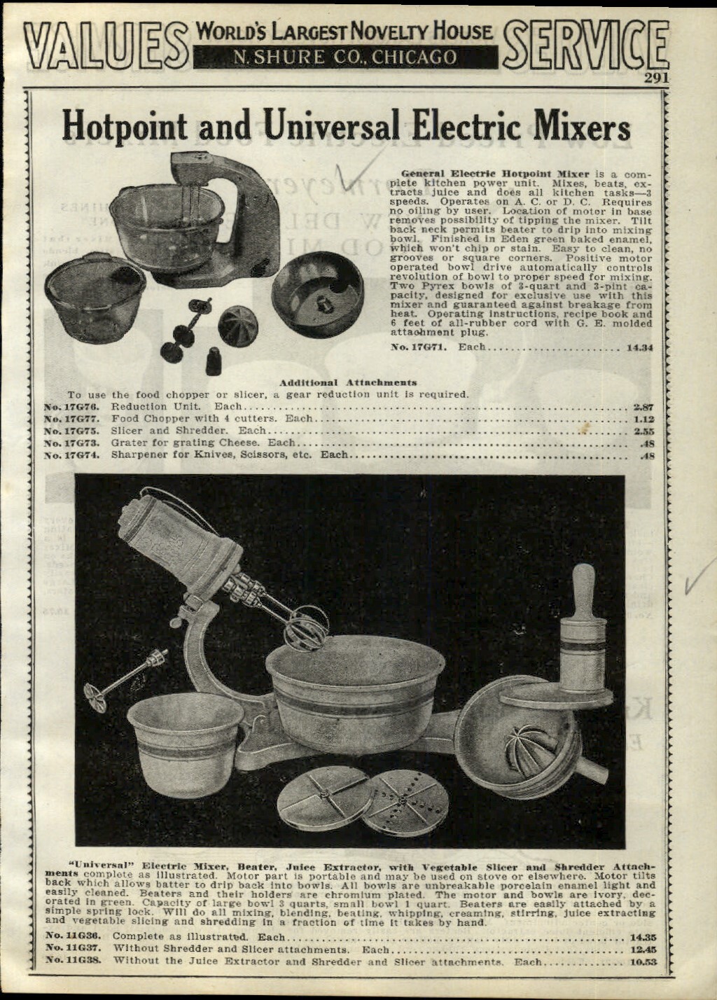 1934 PAPER AD Dormeyer Deluxe Food Mixer Knapp-Monarch Hotpoint ...