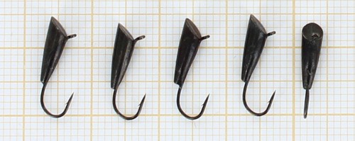 Tungsten Ice Fishing Jigs - Marmooska Winter Jig Heads (Hook #14 ...