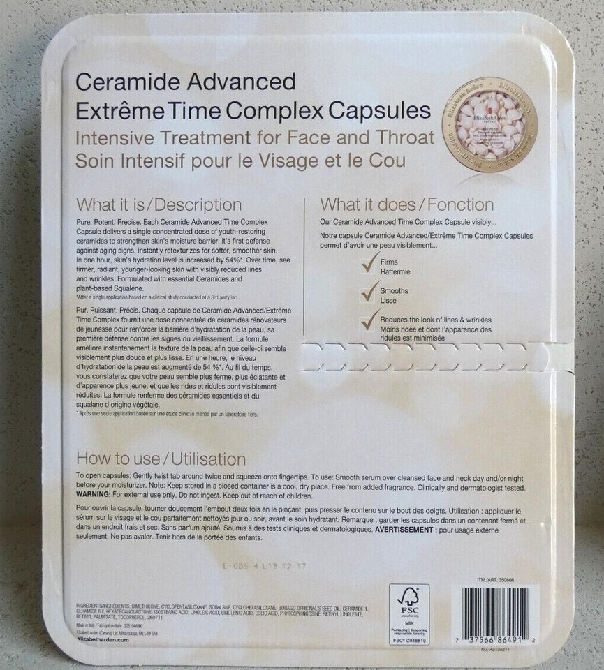 Elizabeth Arden Ceramide Pink Serum Advanced Extreme Time Complex 60 ...