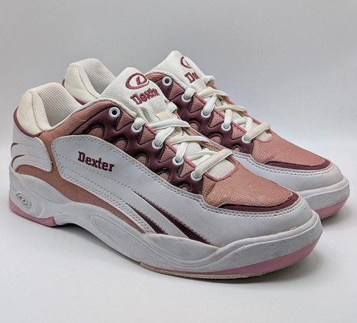 DEXTER Slide Rite Bowling Shoes Womens Size 9 Pink White Raquel | eBay