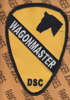 DSC Direct Support Company 1st Cavalry Division WAGONMASTER 5" patch | eBay