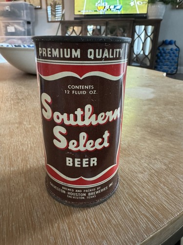 Southern Select Flat Top Beer Can-Empty Galveston, TX | eBay