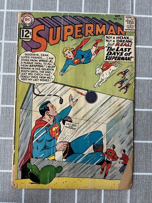 Superman #156, Vintage, VG, Supergirl Cover, DC Comics | eBay