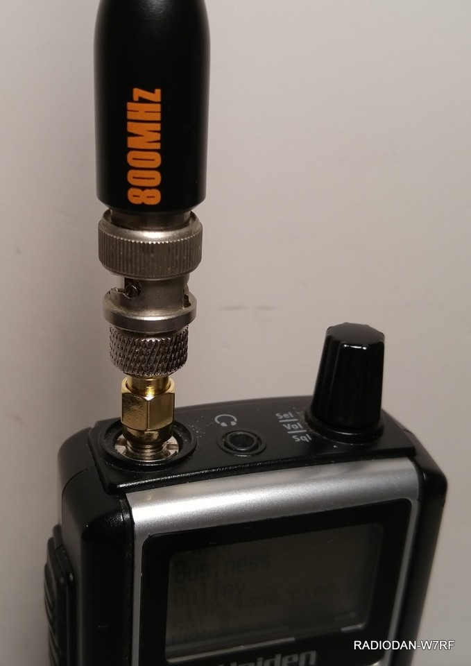 SMA/BNC ANTENNA ADAPTER Uniden BCD396T BCD396XT BCD436HP HOME PATROL ...