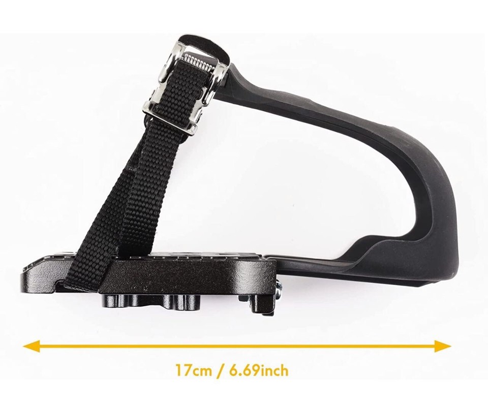 CyclingDeal Bike Bicycle Toe Clips Cage ONLY - Compatible with Peloton ...