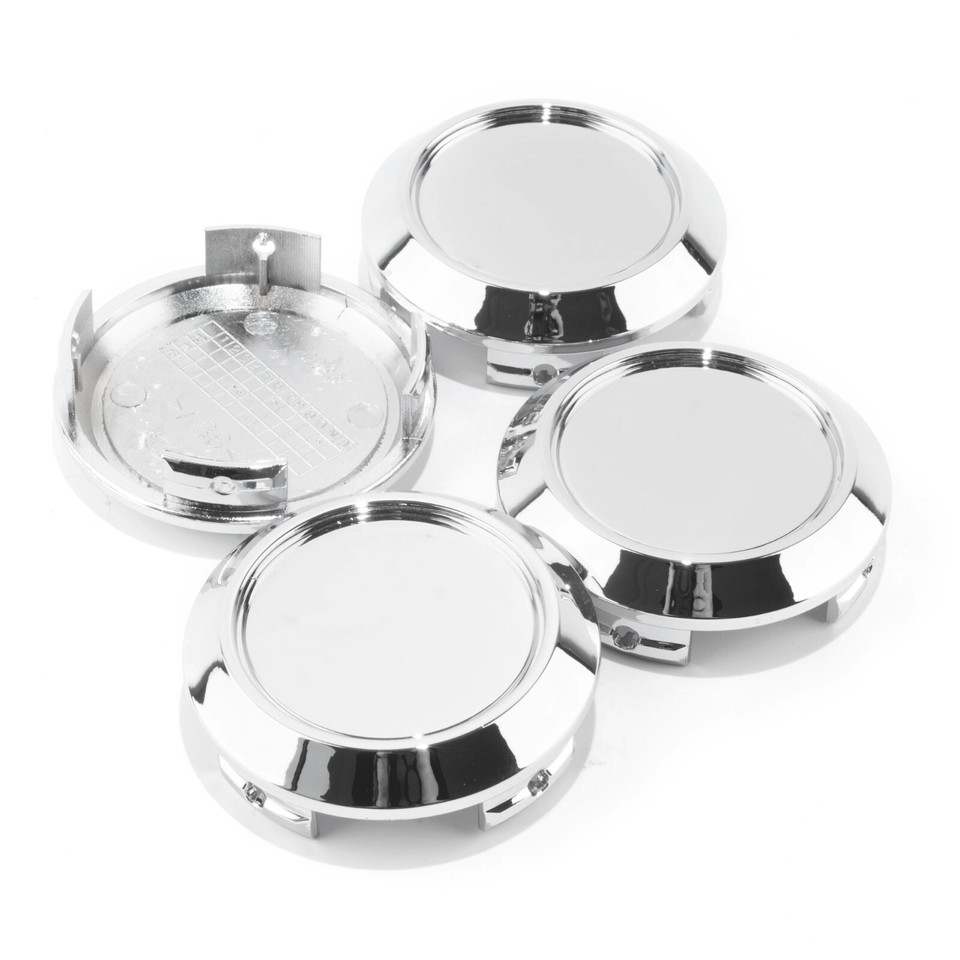 4pcs 64mm 2.53in Chrome Wheel Rim Center Caps Replacements ID:60mm(2 ...