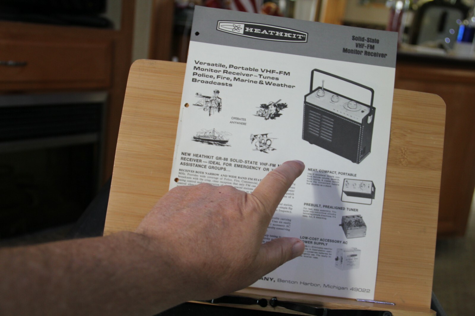 Insert Ad Heathkit VHF FM ID 29A Dwell meter Marine Boat vintage 1 1971 ...