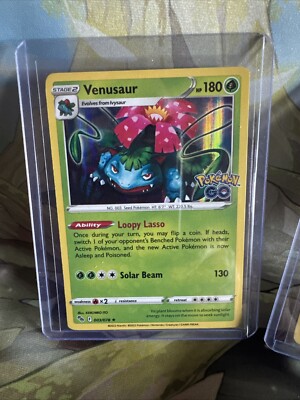 Venusaur 003/078 Pokémon GO Holo Rare Pokémon Card NM | eBay