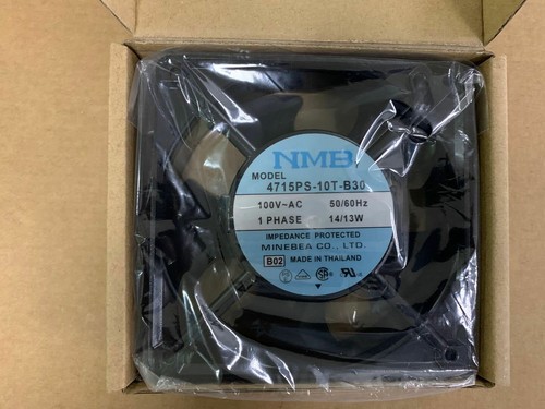 NMB-MAT 4715PS-10T-B30 B02 AC 100V 14/13W 50/60Hz 120x120x38mm Server ...
