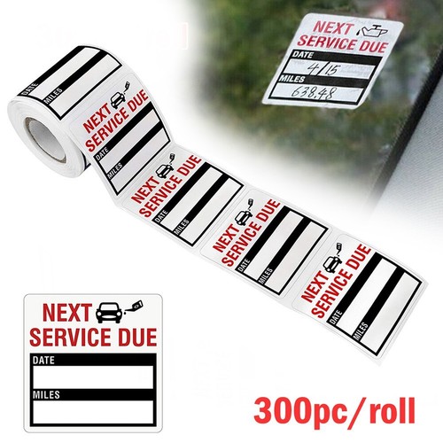 Sticker Durable Exterior Reminder Replacement 300pcs/Roll Car ...